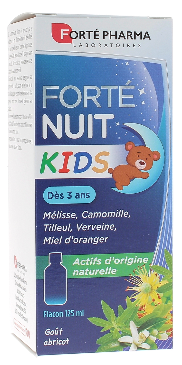Forté Nuit Sirop kids Forté Pharma - complément alimentaire sommeil enfant