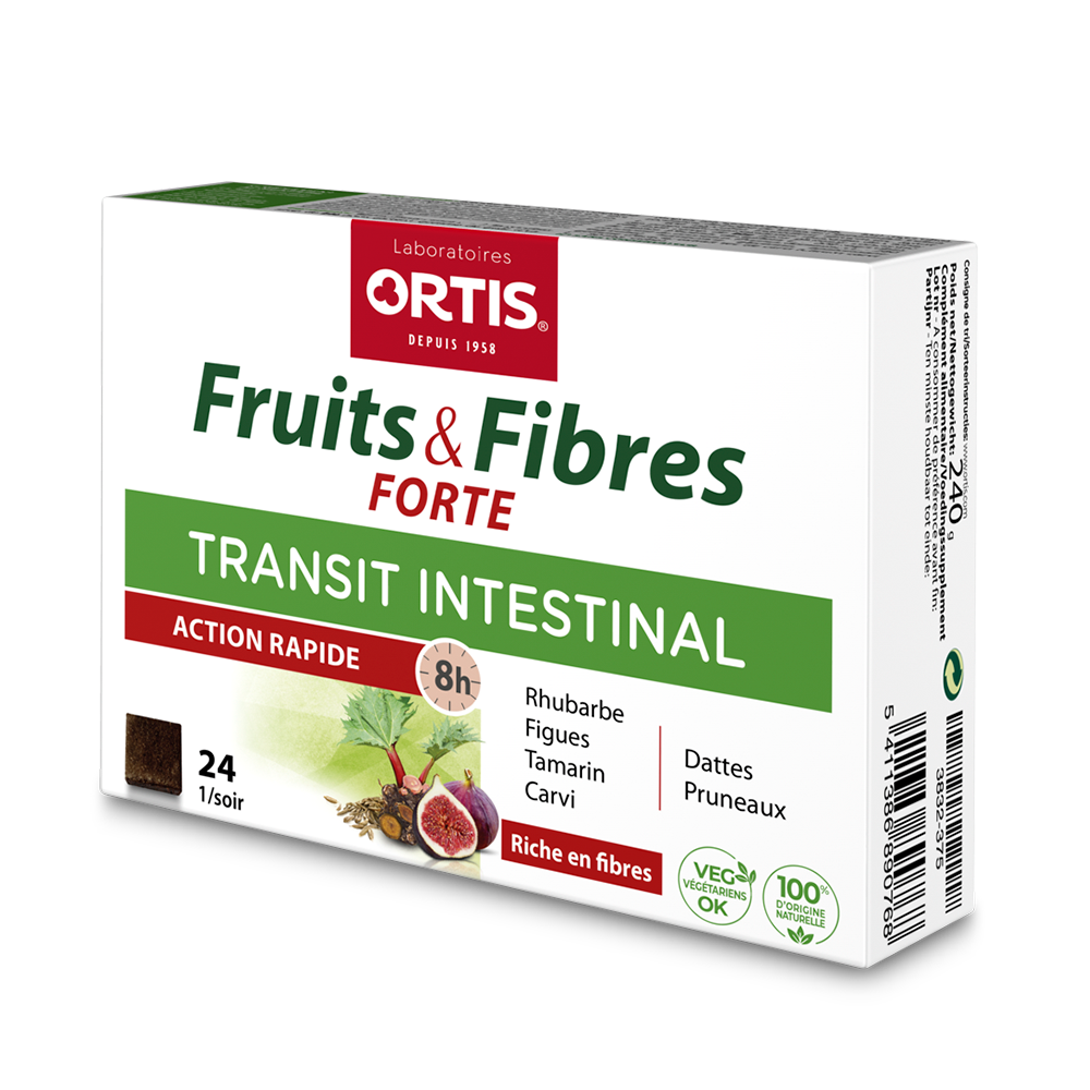 Fruits & Fibres Forte Ortis, riche en fibre