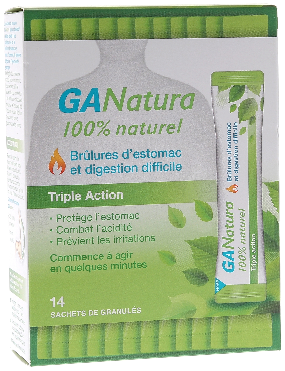 GANatura brûlures d'estomac et digestion difficile triple action ...