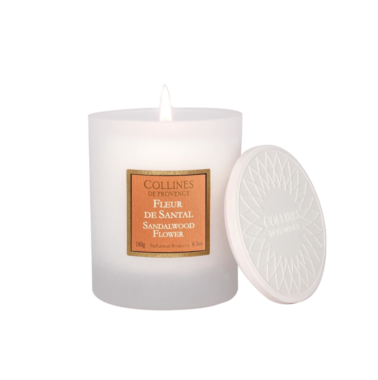 Bougie parfumée Fleur de Santal Collines de Provence - parfumeur botaniste
