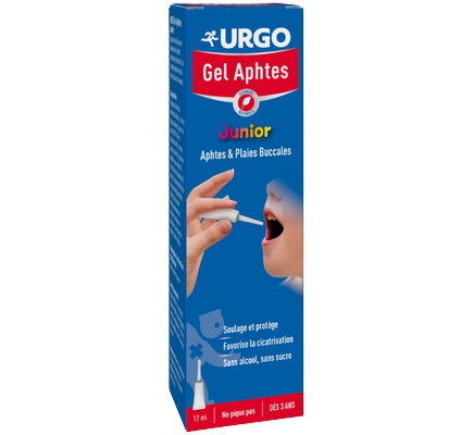Gel aphtes junior Urgo - cicatrisation des aphtes dès 3 ans