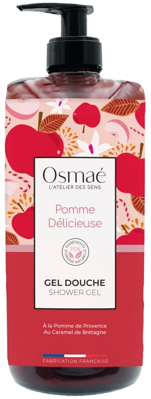 Gel douche Pomme délicieuse Osmaé - tous types de peaux
