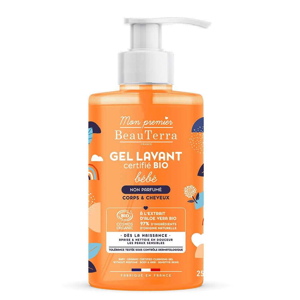 Gel lavant bébé bio peaux sensibles corps et cheveux Mon premier ...