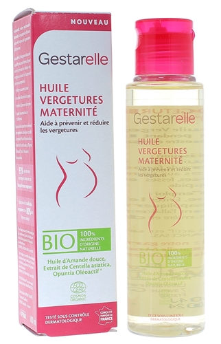 Gestarelle Huile vergeture maternité bio - produit grossesse