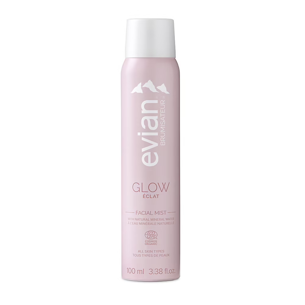 Glow Brume de soin éclat Evian - brume visage