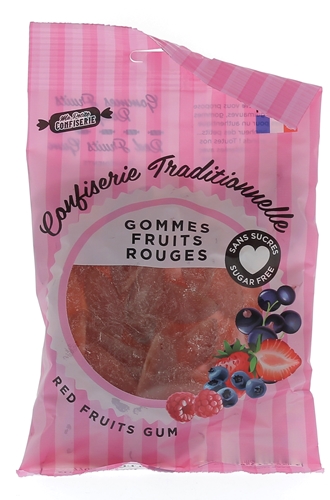 Gommes fruits rouges sans sucres Ma petite confiserie - bonbons