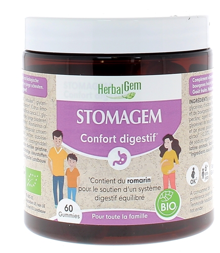 Gummies stomagem confort digestif HerbalGem, Digestion difficile
