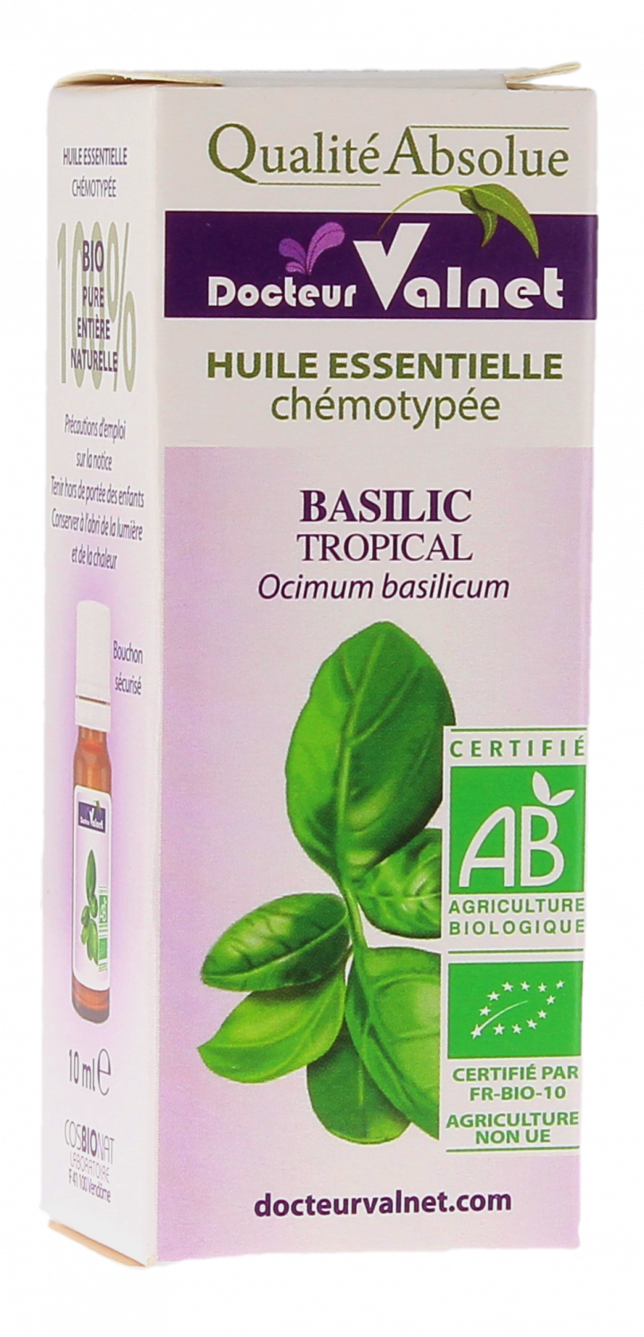 Dr Valnet Huile essentielle Basilic Bio Dr Valnet - 10 ml