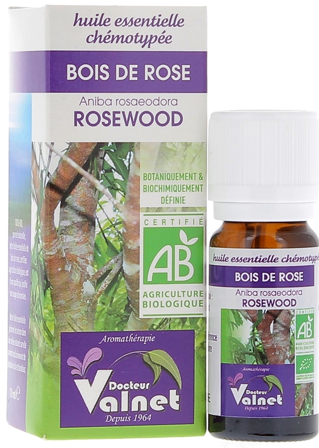 Dr Valnet Huile essentielle Bois de rose Bio Dr Valnet - 10 ml