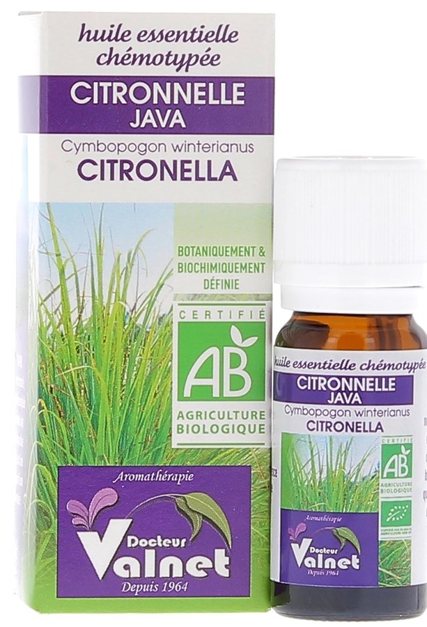 Dr Valnet Huile essentielle Citronnelle Bio Dr Valnet - 10 ml
