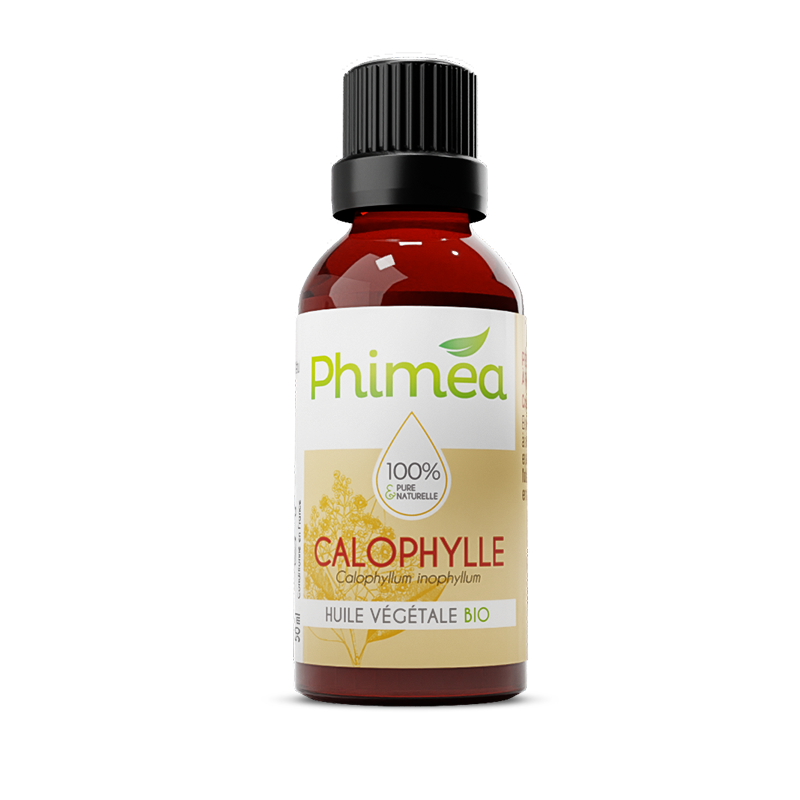 Huile végétale de calophylle BIO Phimea - flacon de 50 ml