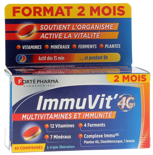 ImmuVit' 4G Forté Pharma - complément alimentaire immunité