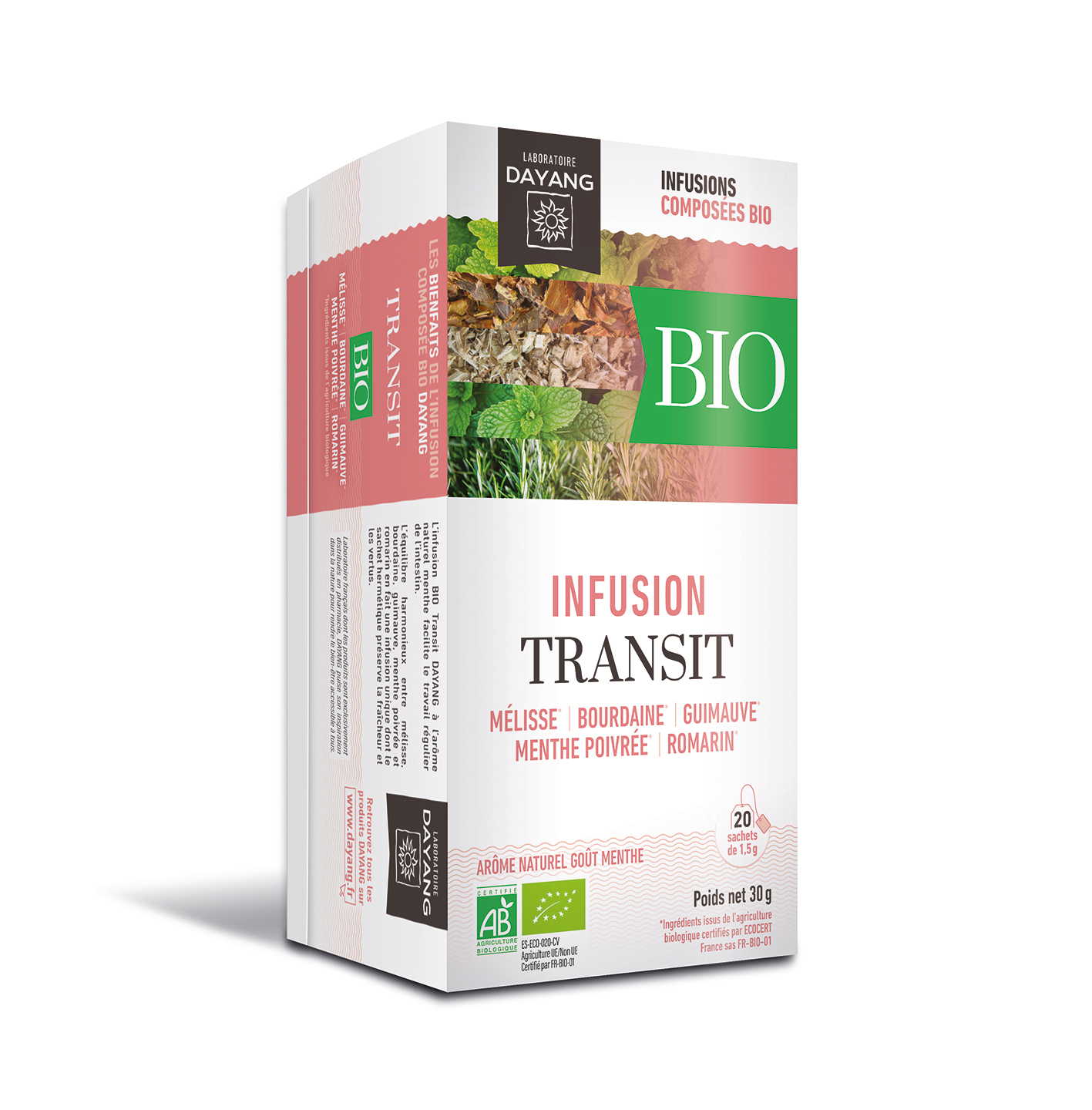 Infusion Bio transit Dayang - confort intestinal