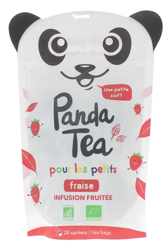 Infusion Fraise pour les petits Panda Tea - hydratant
