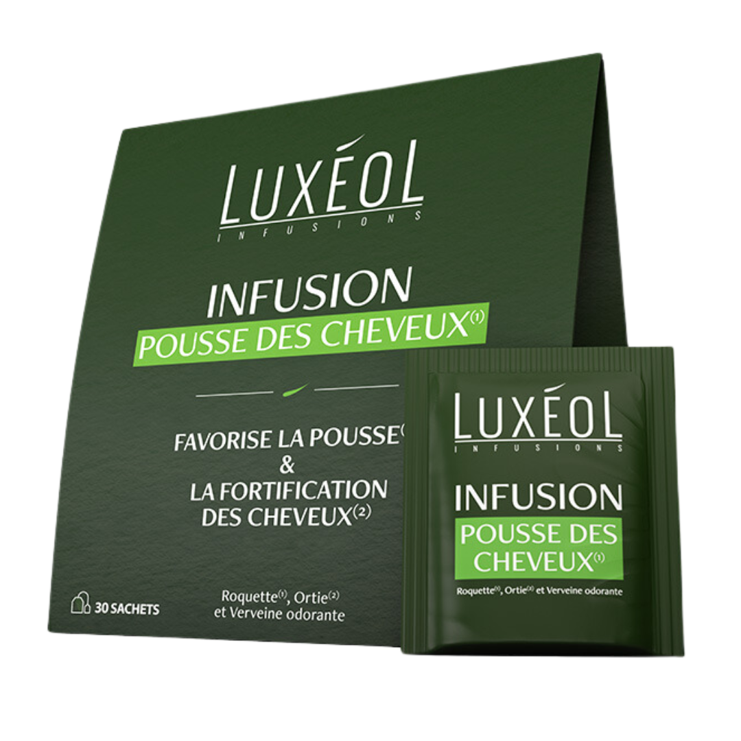 Infusion pousse des cheveux Luxéol - fortification des cheveux