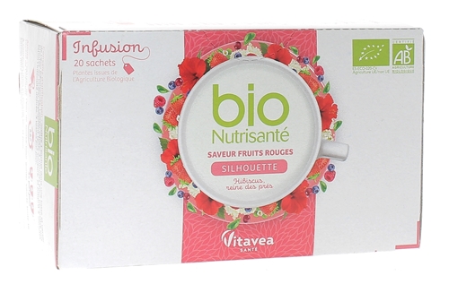 Infusion silhouette saveur fruits rouges bio Nutrisanté - tisane santé