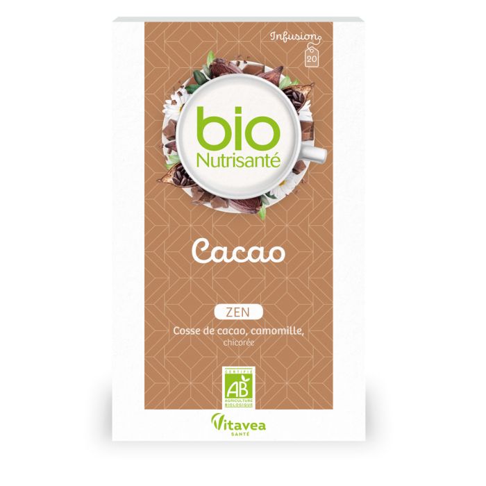 Infusion zen cacao bio Vitavea - esprit plus zen