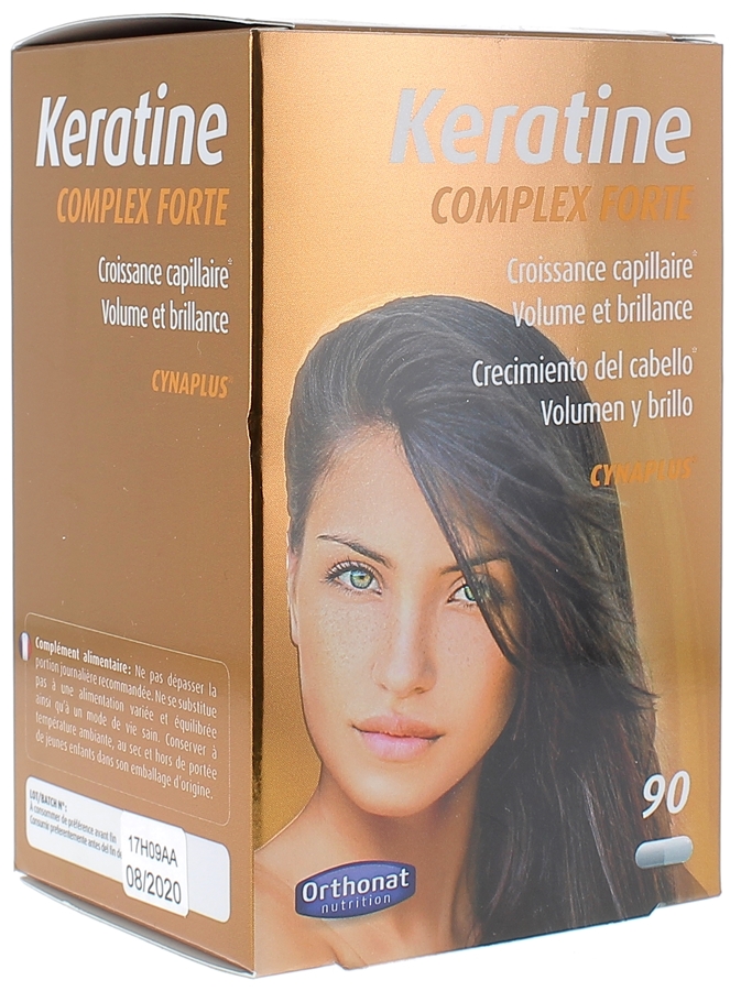 Keratine Complex Forte Orthonat - boîte de 90 gélules
