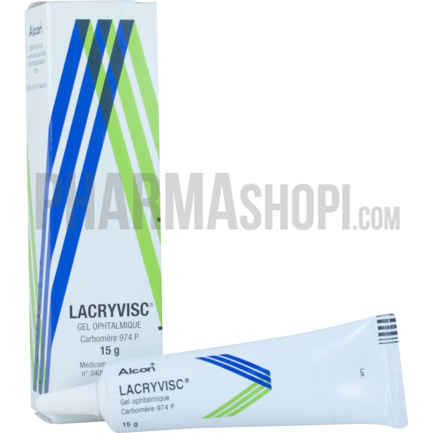 Lacryvisc gel ophtalmique, tube de 15g