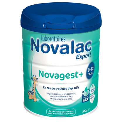 Lait Novagest troubles digestifs 0-12 mois Novalac - douleurs abdominales