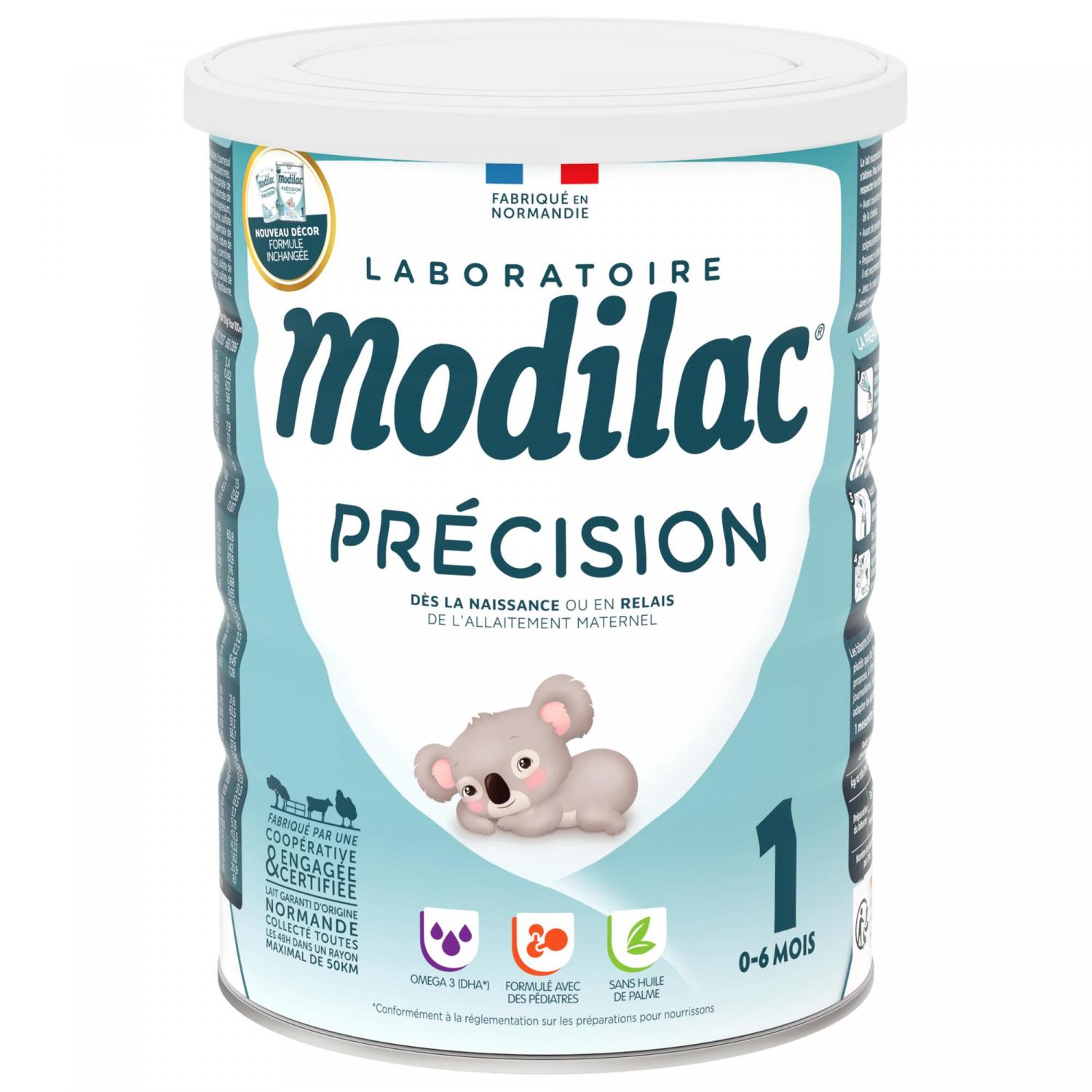 Lait en poudre précision 1er âge Modilac - boite de 700 g