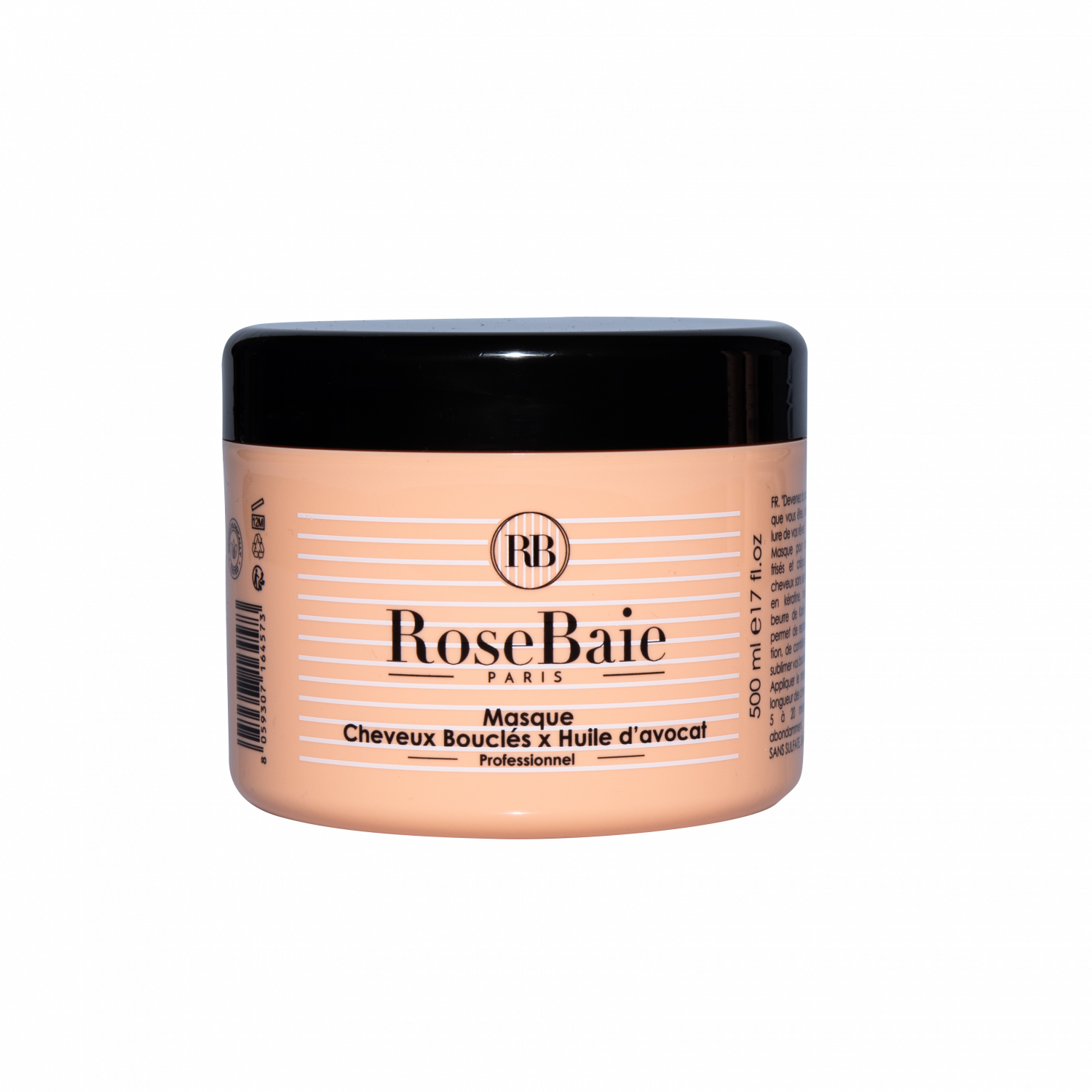 Masque cheveux bouclés x huile d'avocat RoseBaie - soin cheveux