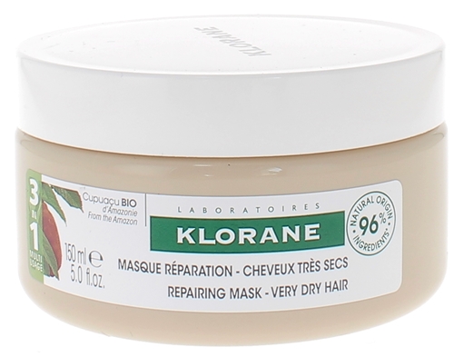 Masque réparation cheveux très secs 3 en 1 au beurre de Cupuaçu bio ...