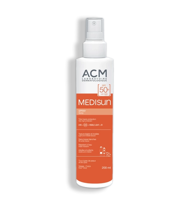 Medisun spray SPF50+ ACM - texture invisible
