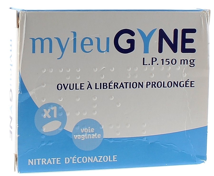 Myleugyne L.P. 150 mg traitement local des mycoses vaginales, 1 ovule