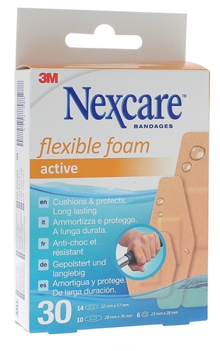 Pansements Flexible Foam Nexcare 3M - plaies superficielles