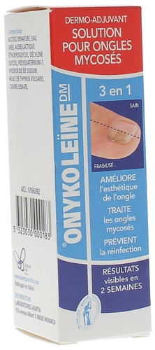 Onykoleïne DM Solution pour ongles mycosés - traitement mycose ongles