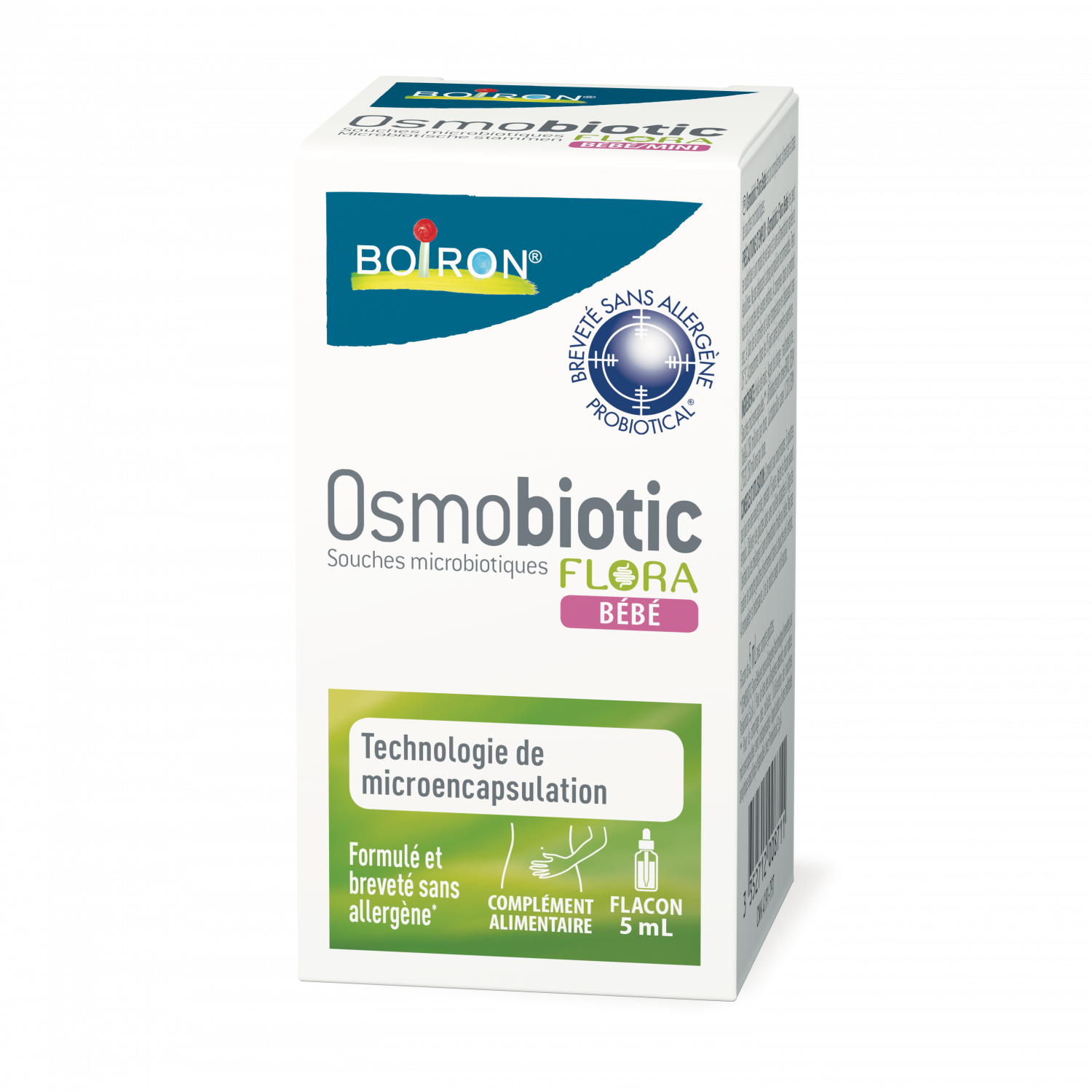 Boiron : Osmobiotic Flora Bébé - probiotiques bébés