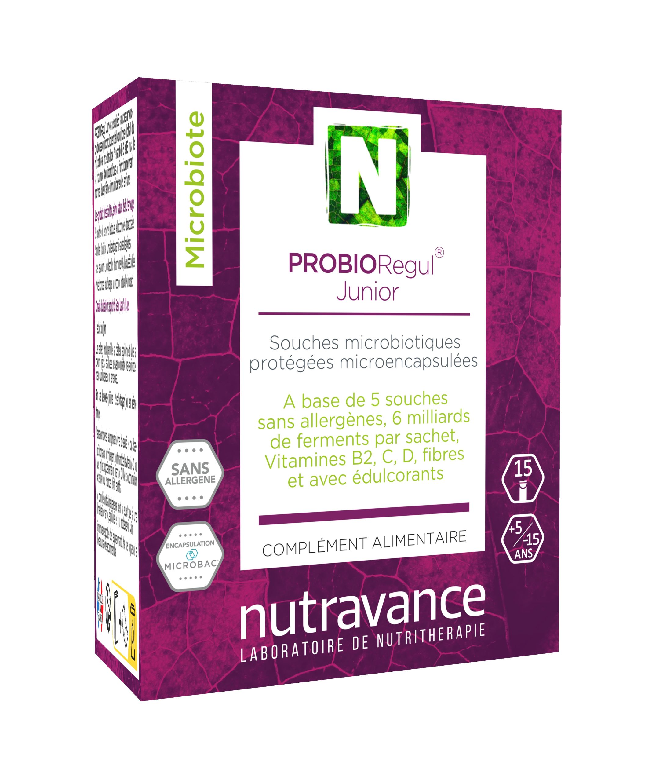 PROBIORegul Junior Nutravance - probiotiques enfants