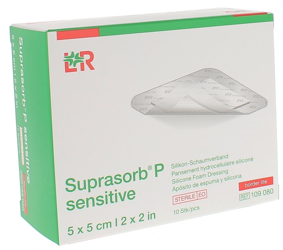 Pansement Hydrocellulaire Siliconé Suprasorb P sensitive Lohmann ...