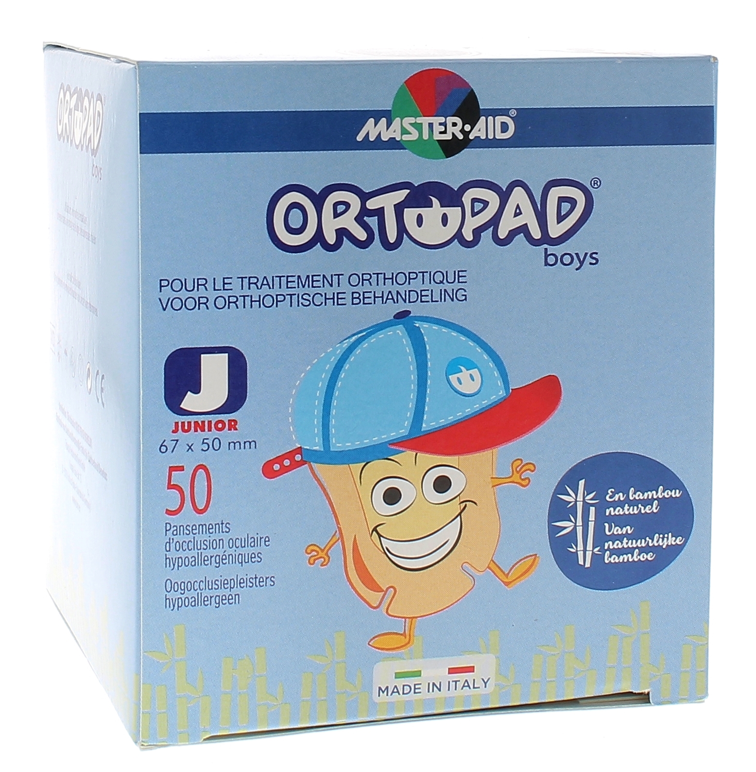 Pansement ophtalmique Boys Ortopad - cache oculaire enfant garçon
