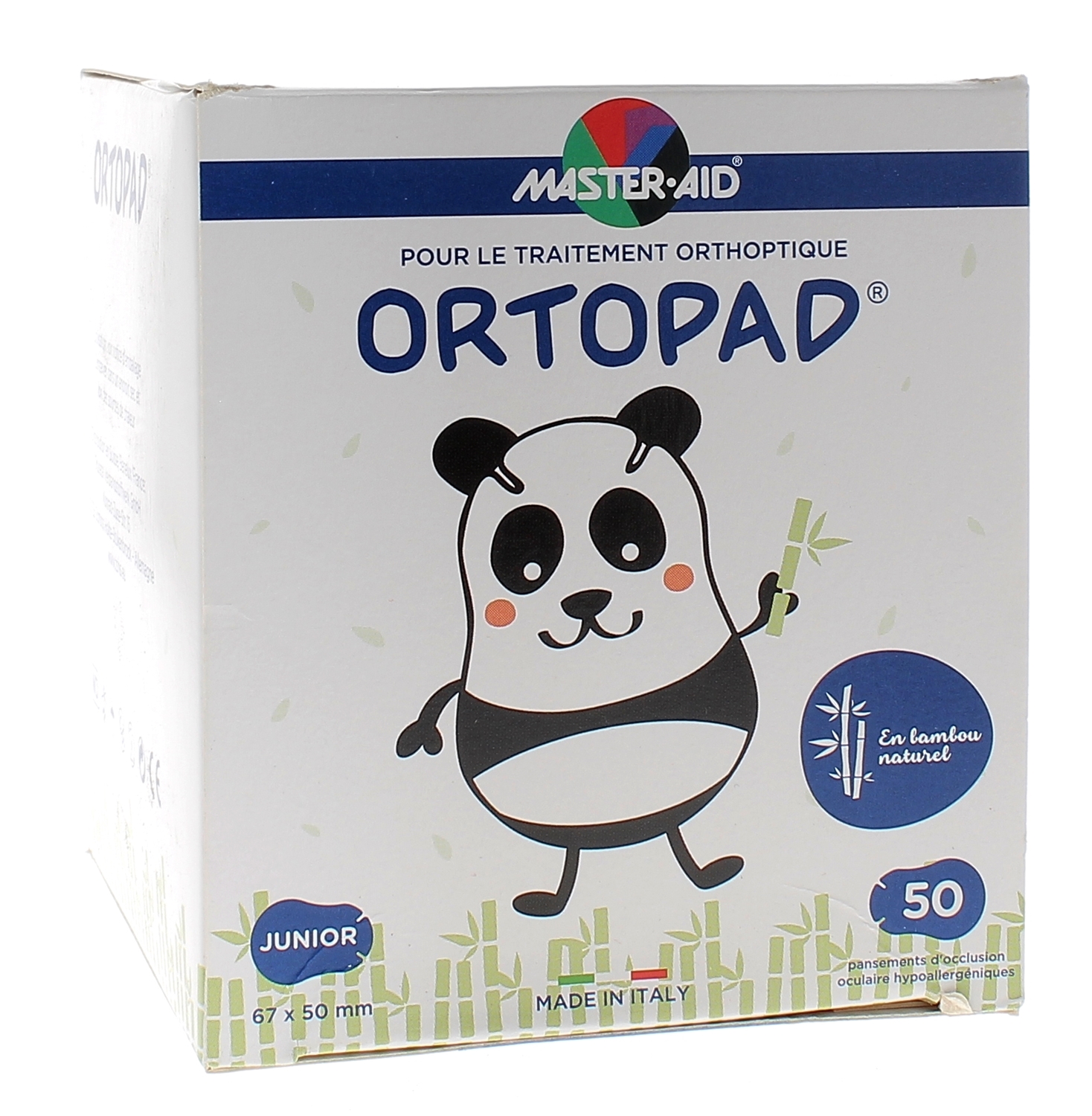 Pansement ophtalmique junior blanc Ortopad - cache oculaire enfant