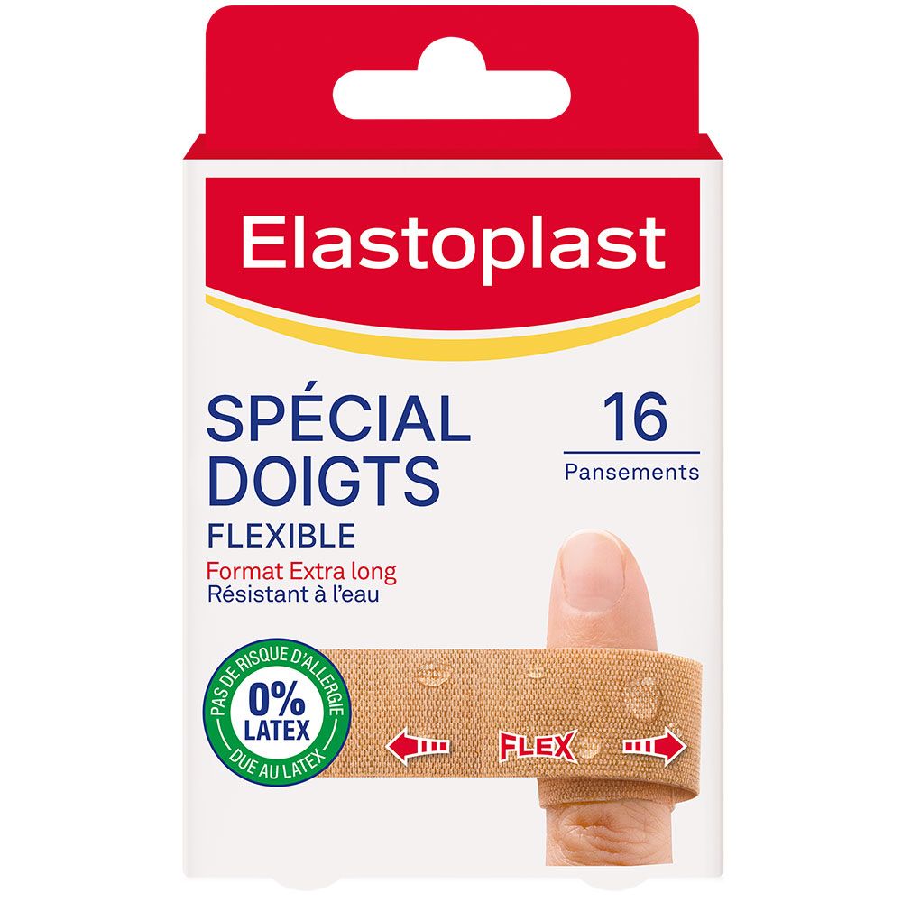Pansements spécial doigts Elastoplast - résistant à l'eau