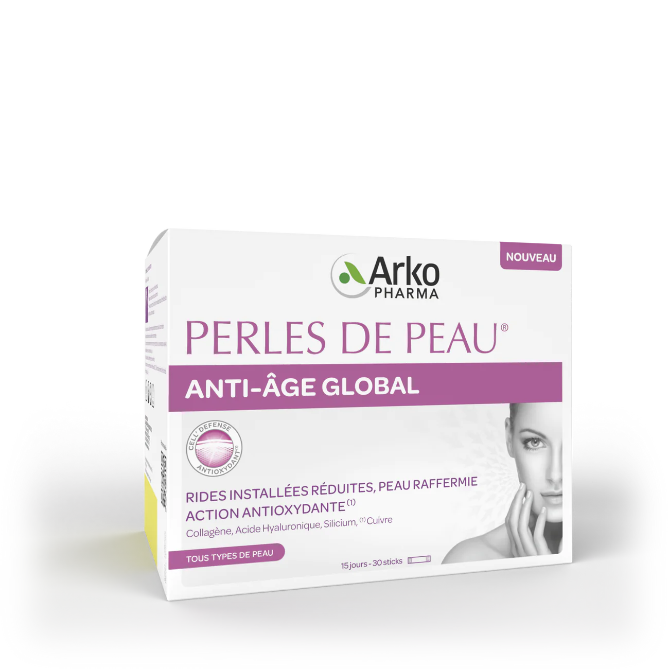 Perles de peau anti-âge global Arkopharma - complément alimentaire anti ...