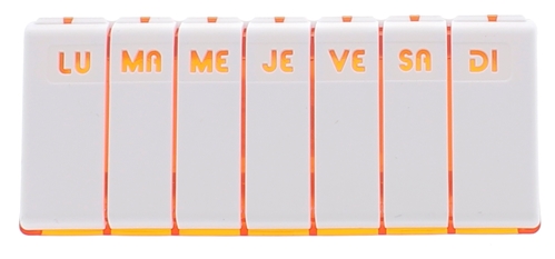 Pilulier hebdomadaire Pilbox Tempo Cooper - prise de médicaments
