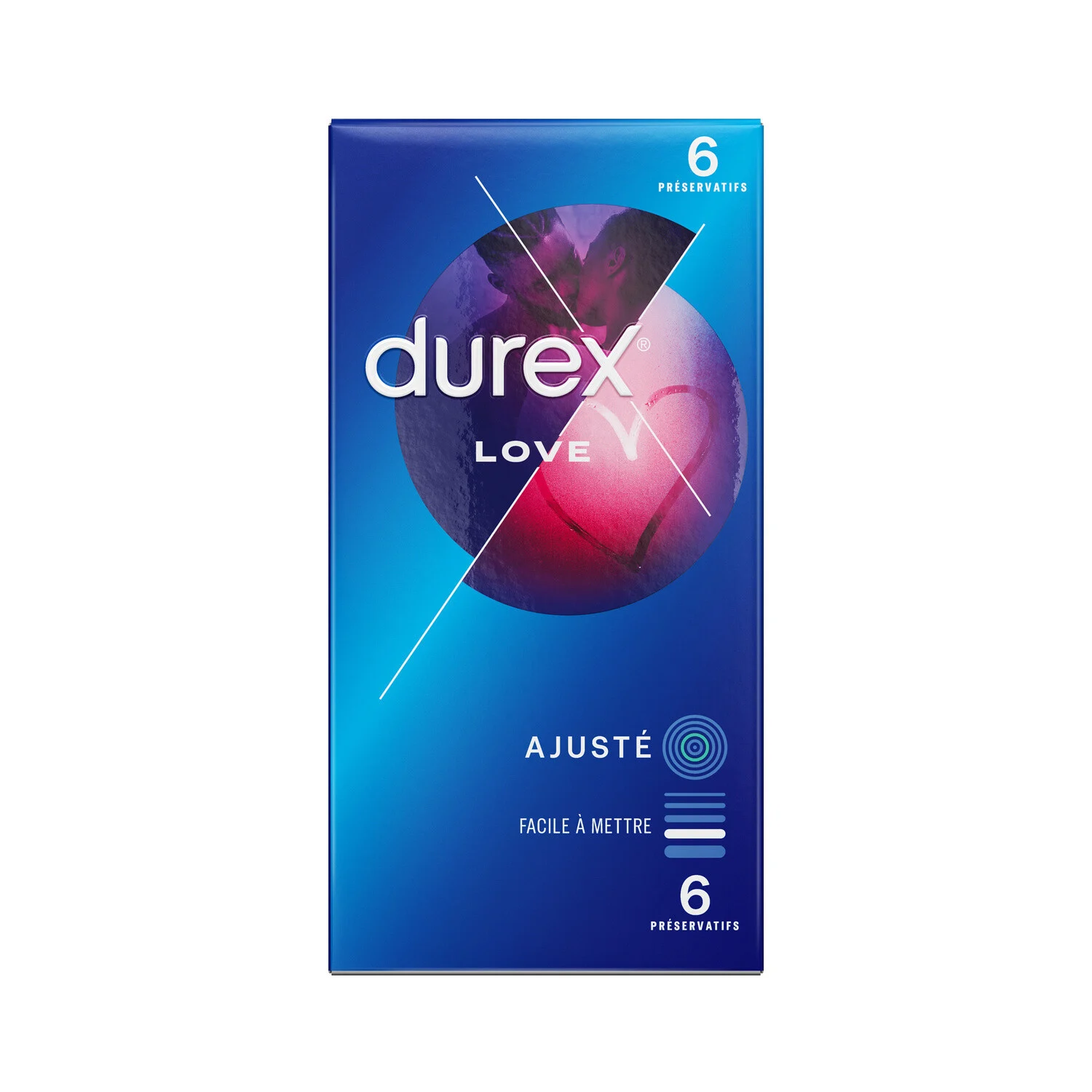 Préservatifs Love Durex - préservatifs faciles à enfiler