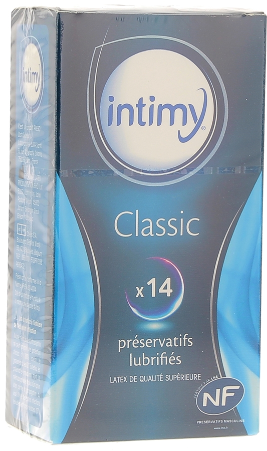 Préservatifs lubrifiés classic Intimy