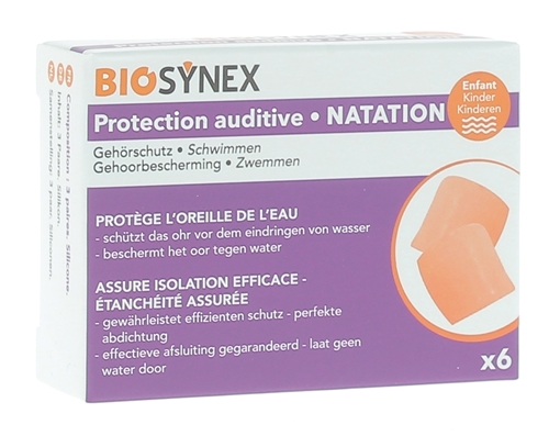 Protection auditive natation enfant Biosynex - bouchons d'oreilles