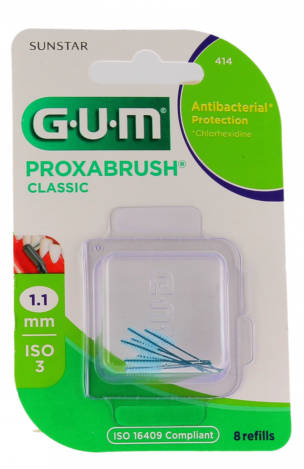 Proxabrush Recharges brossettes interdentaires 1.1mm Gum - hygiène dentaire