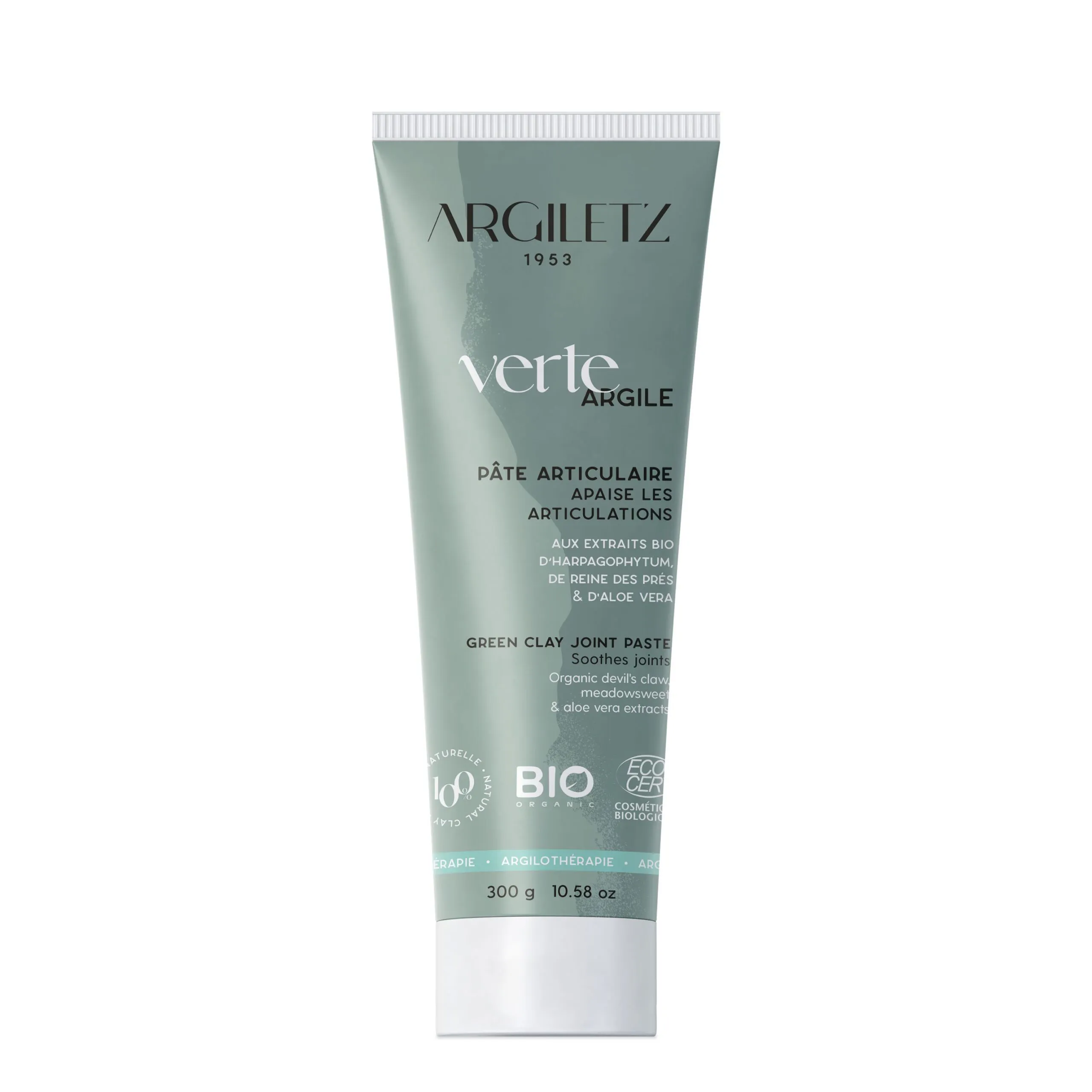 Argiletz Pâte articulaire argile verte Apaisante Bio Argiletz - tube de ...