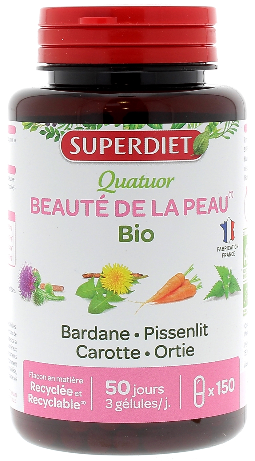 Quatuor beauté de la peau bio Super Diet - complément alimentaire ...