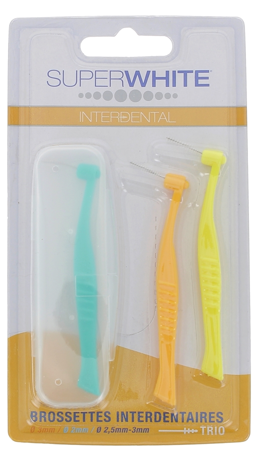 Superwhite : Brossettes interdentaires - 3 brossettes