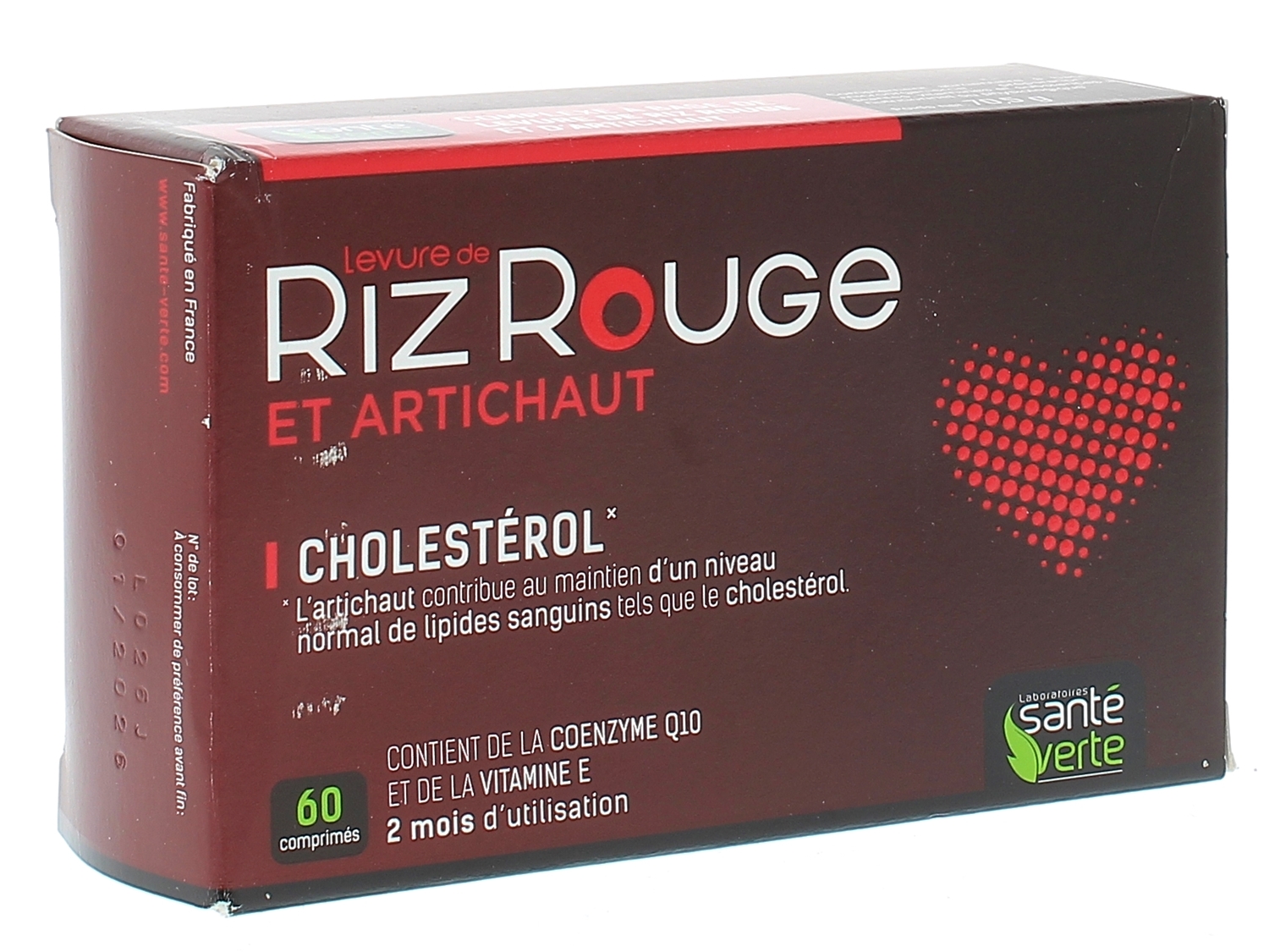Levure de riz rouge formule renforcée Santé verte - complément alimentaire
