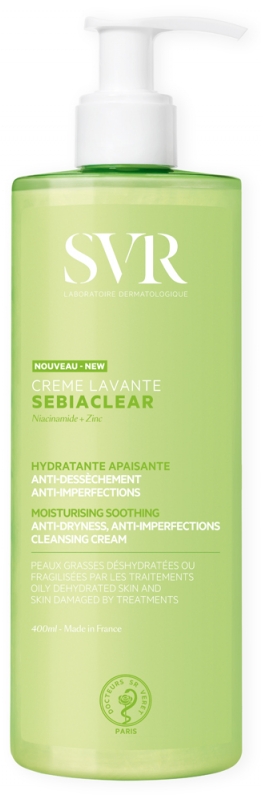 Sebiaclear Crème lavante SVR - soin hydratant