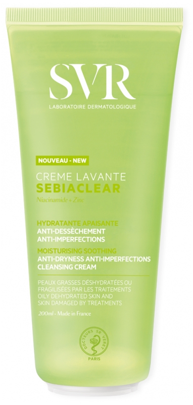 Sebiaclear Crème lavante SVR - soin lavant anti-imperfections