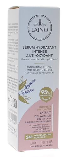 Sérum hydratant intense anti-oxydant Laino - peaux sensibles déshydratées